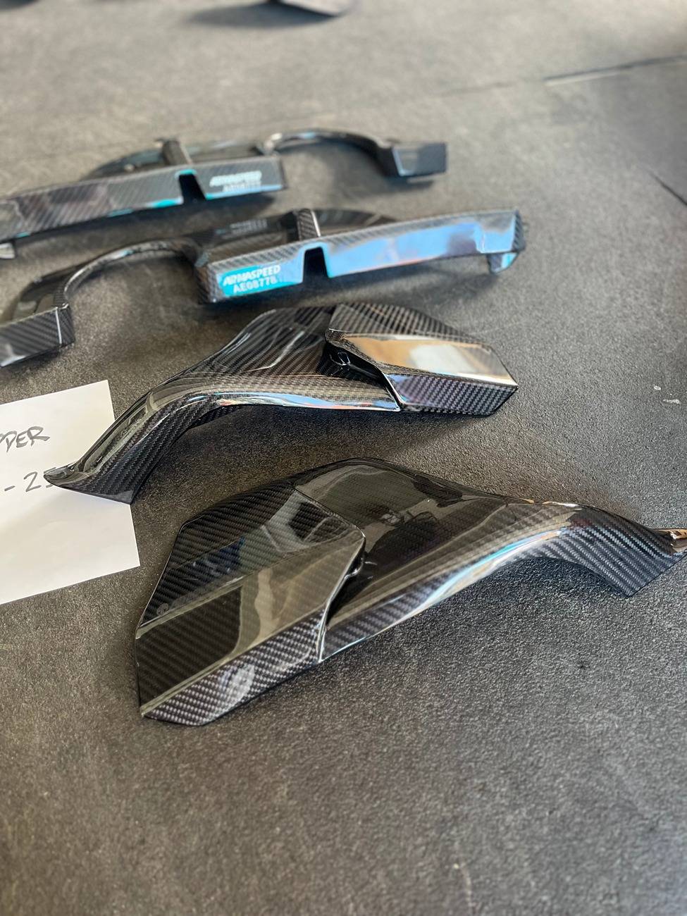 Armaspeed Carbon Fiber Rear Diffuser & side splitters | SupraMKV - 2020 ...